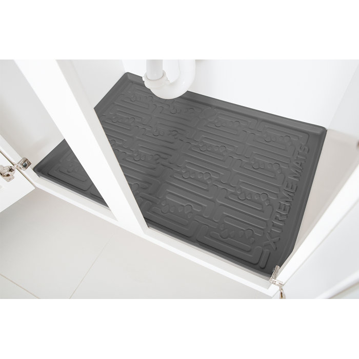 Xtreme Mats Under Sink Cabinet Mat for Kitchen or Bath Flexible Drip ...
