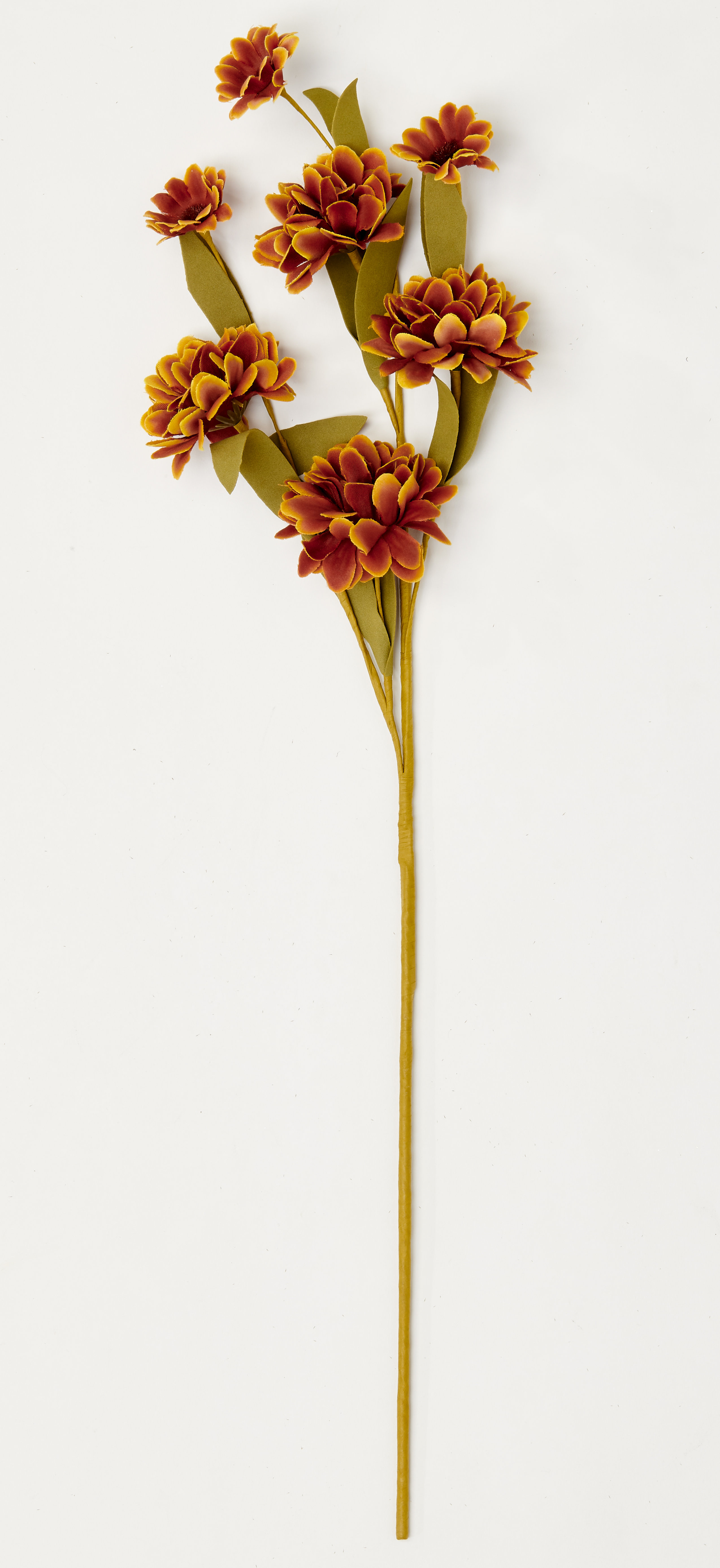 Primrue 12" Artificial Fall Marigold Spray | Wayfair