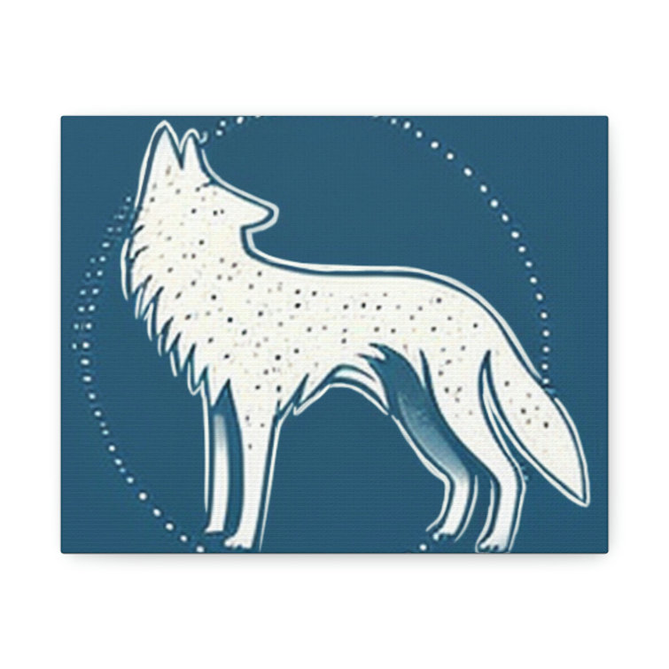 Loon Peak® Wolf Stretched On Canvas Illustration | Wayfair