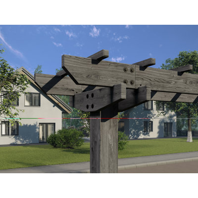 Vita Wildwood 2-Post Wood Arbor & Reviews | Wayfair