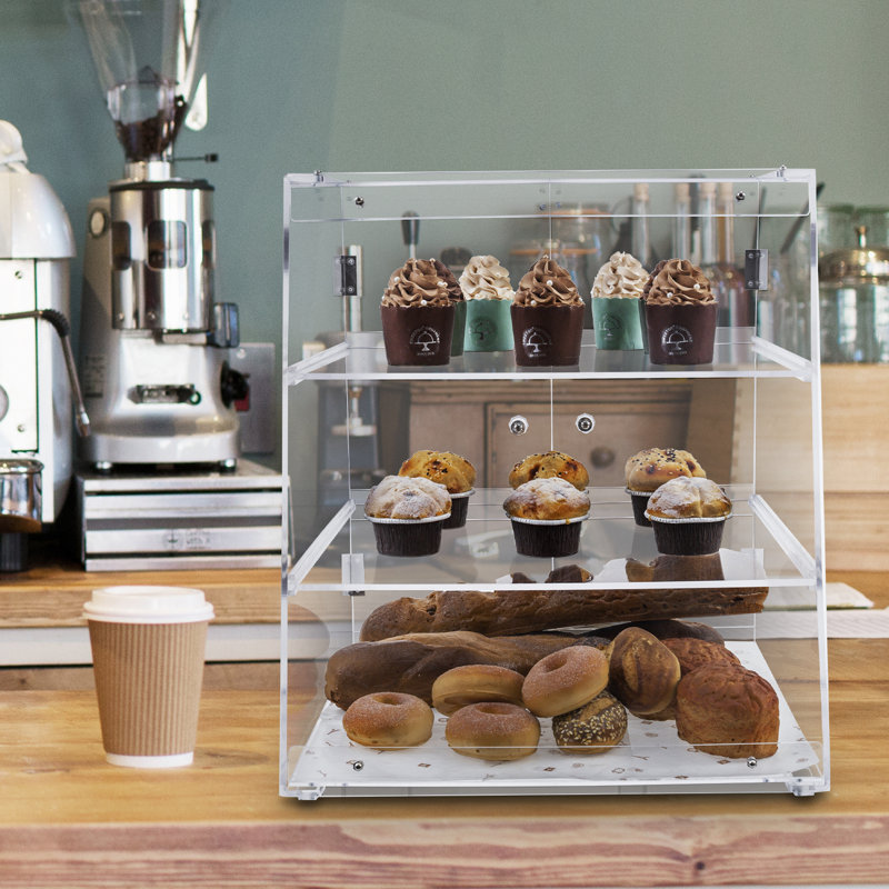 MyGift 3-Tier Acrylic Bakery Retail Display | Wayfair