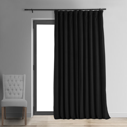 Black Curtains & Drapes You'll Love | Wayfair