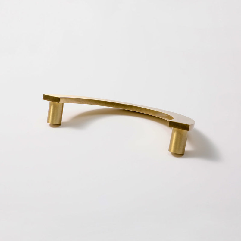 Redefine Hardware Brass Half Moon Moon Pull (2 Pulls) | Wayfair