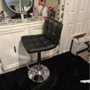 Latitude Run® Swivel Upholstered Adjustable Height Counter Stool with ...