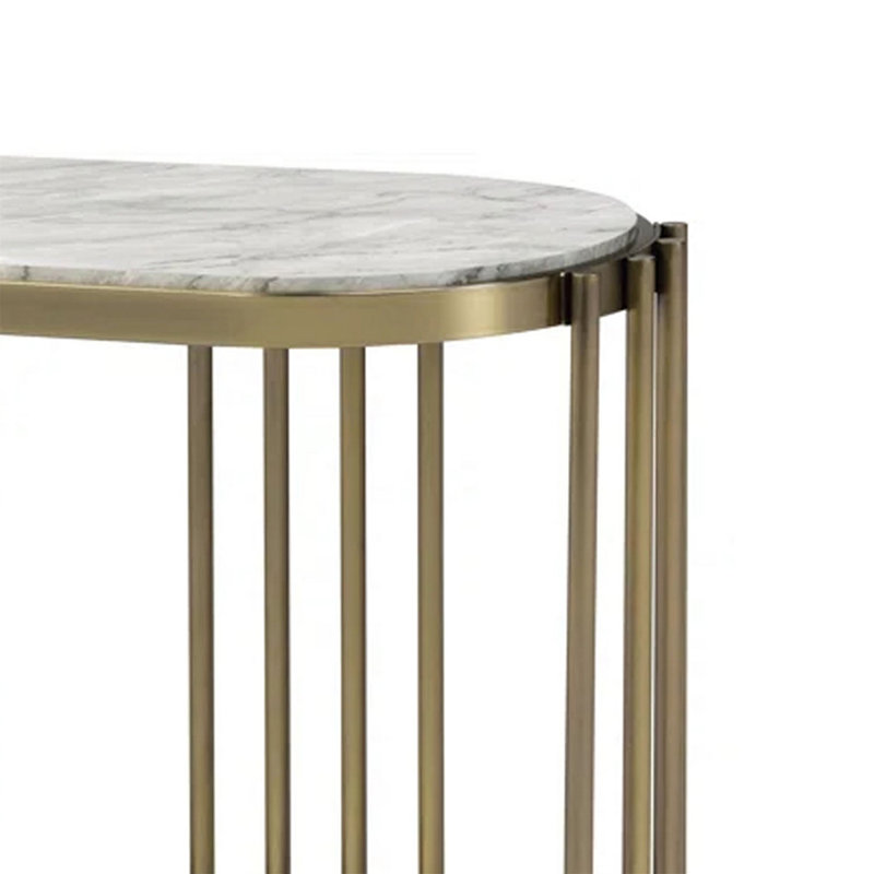 Everly Quinn Kein 42 Inch Oblong Sofa Console Table | Wayfair