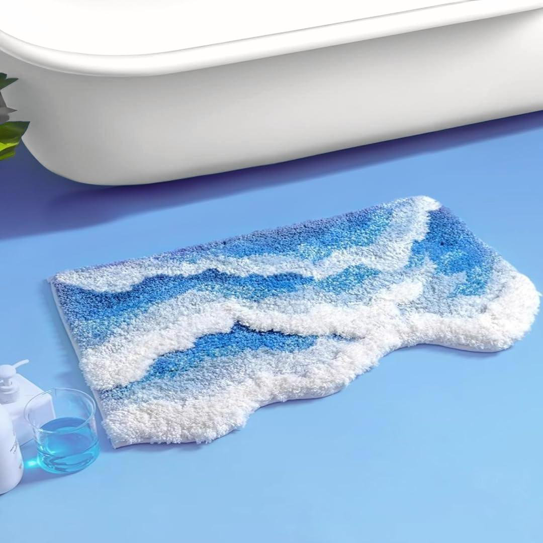 ZHENGYANGMAOYI Cute Funky Bath Mats For Coastal Beach Nautical Themed ...