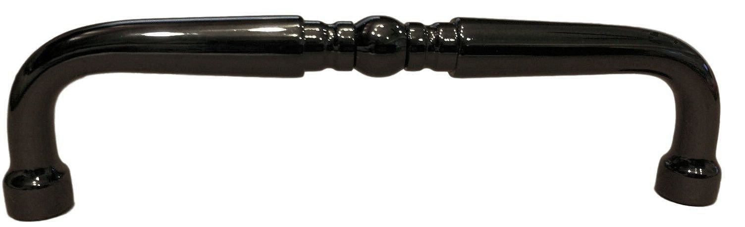 D. Lawless Hardware (5 Pack) 3 inch Solid Brass Wire Pull Black Chrome ...