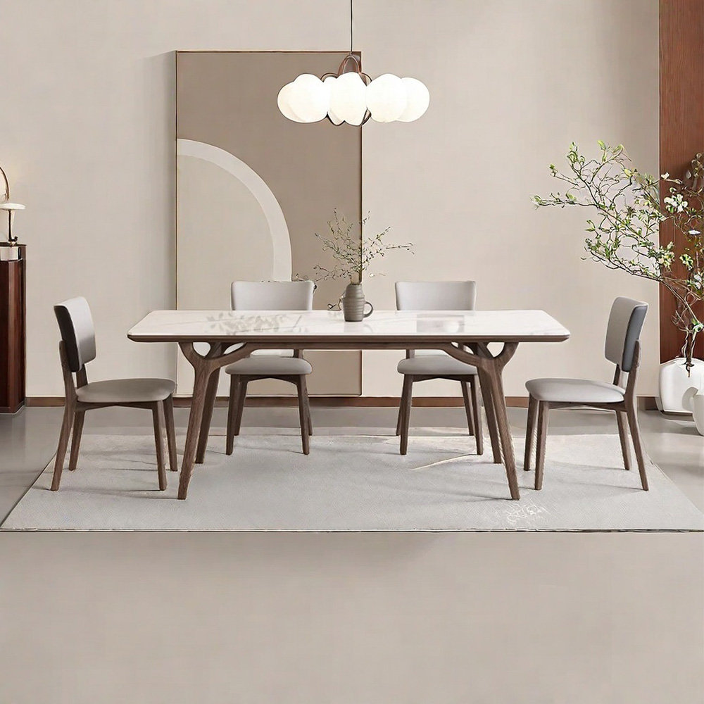 ZKuylo European modern simple dining table set | Wayfair