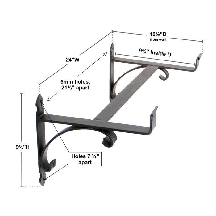 Charlton Home® Leia Metal Bracket Plant Stand & Reviews - Wayfair Canada