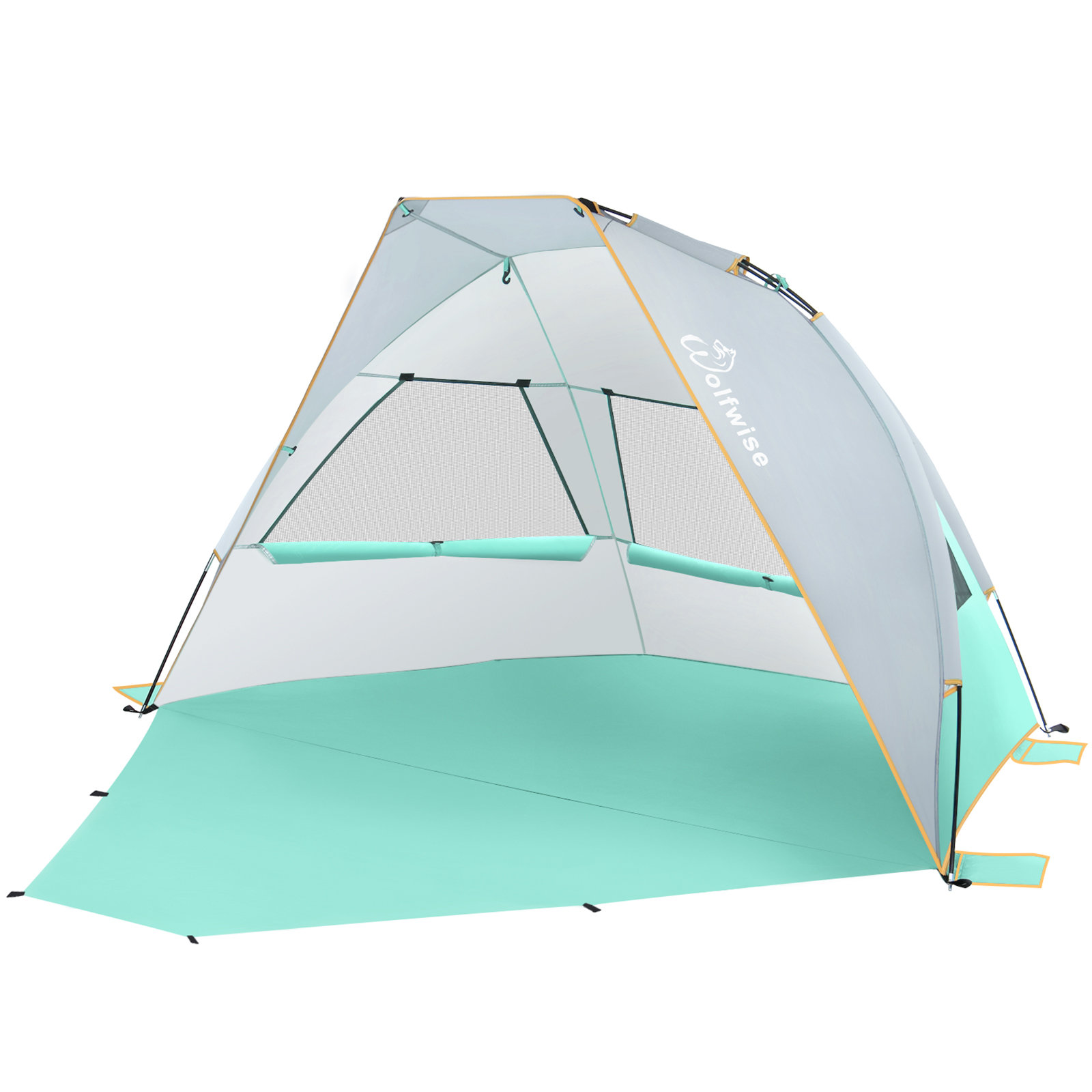 Lifewit 2-3 Person Portable Beach Tent Upf 50+ Sun Shade Canopy ...