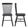 Ophelia & Co. 4 Pieces Of Dining Chair, Black, Dining Chair, Solid Wood ...