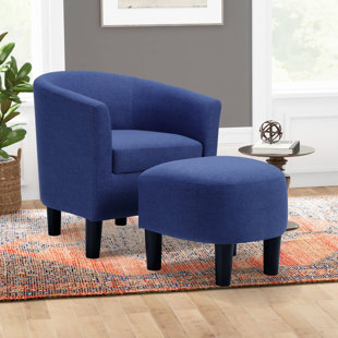 Barrel Blue Accent Chairs You'll Love | Wayfair