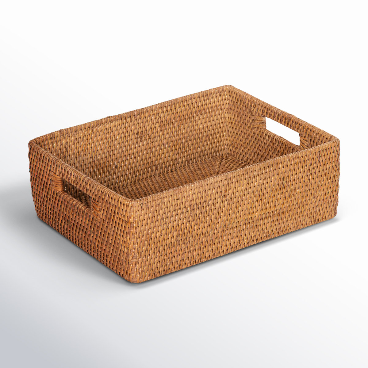 Rosecliff Heights Bavan Rattan Basket & Reviews | AllModern