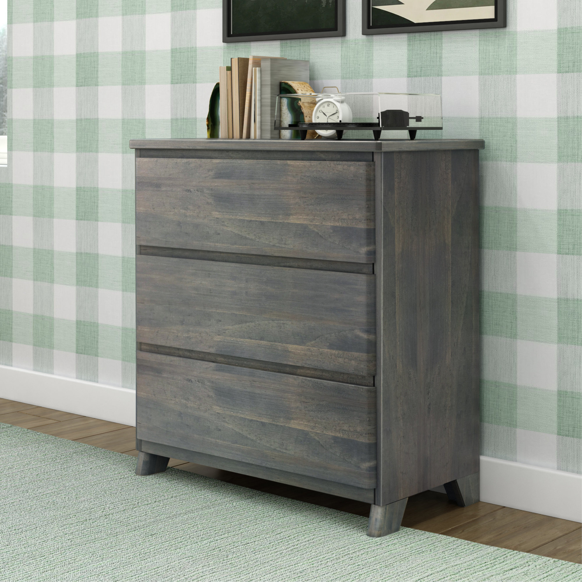 Millwood Pines Aviva 3 Drawer Chest | Wayfair