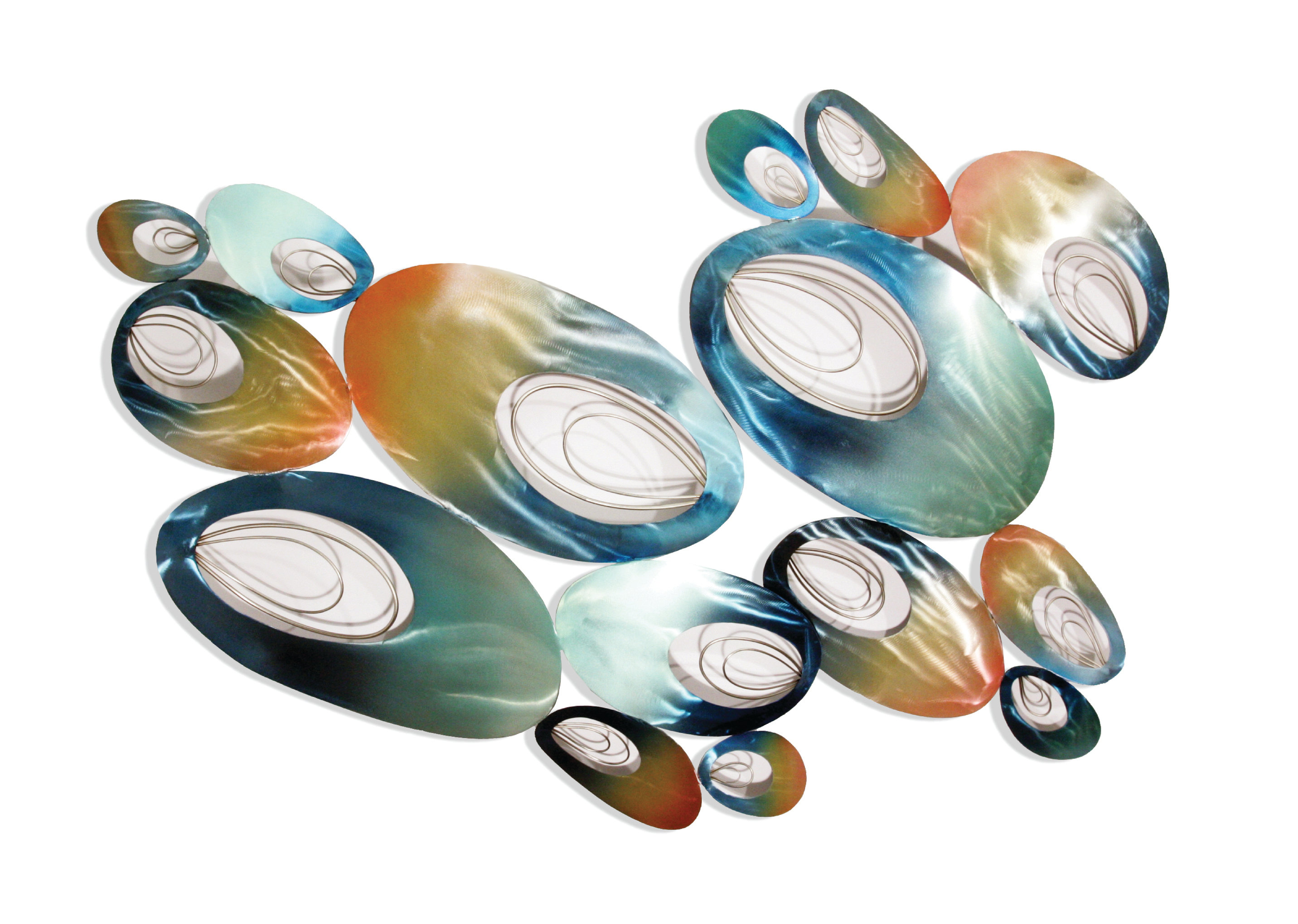 Artisan House Handmade Modern Abstract Wall Decor on Metal - Wayfair Canada