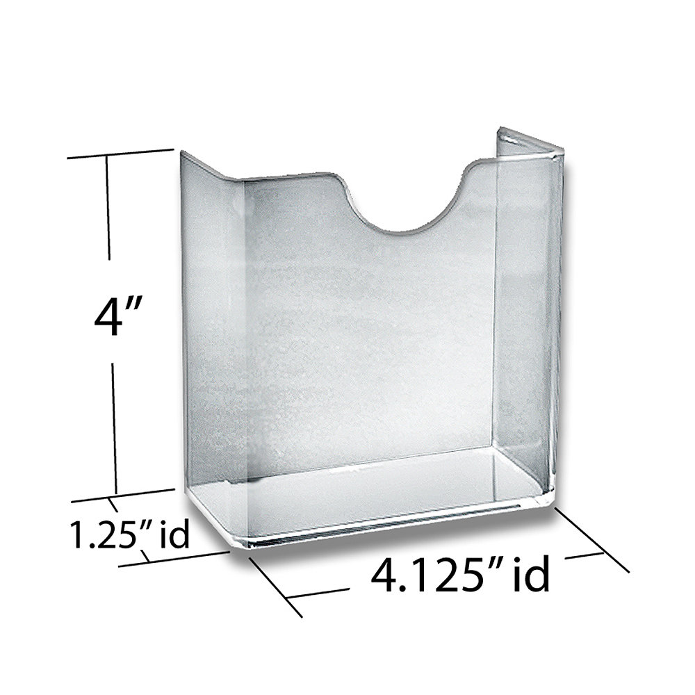 Azar Displays Styrene Small Brochure Pocket (FOR GLUING PURPOSES ONLY ...