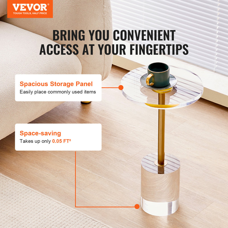 Mercer41 Radee Pedestal End Table & Reviews | Wayfair