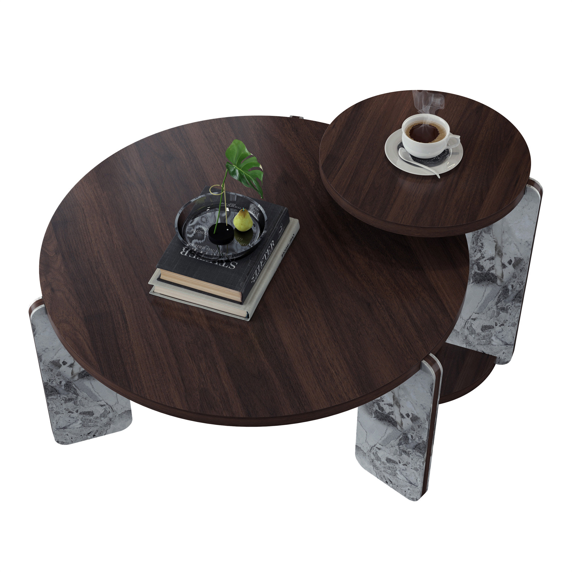 Wrought Studio™ Modern Coffee Table With End Table Set | Wayfair
