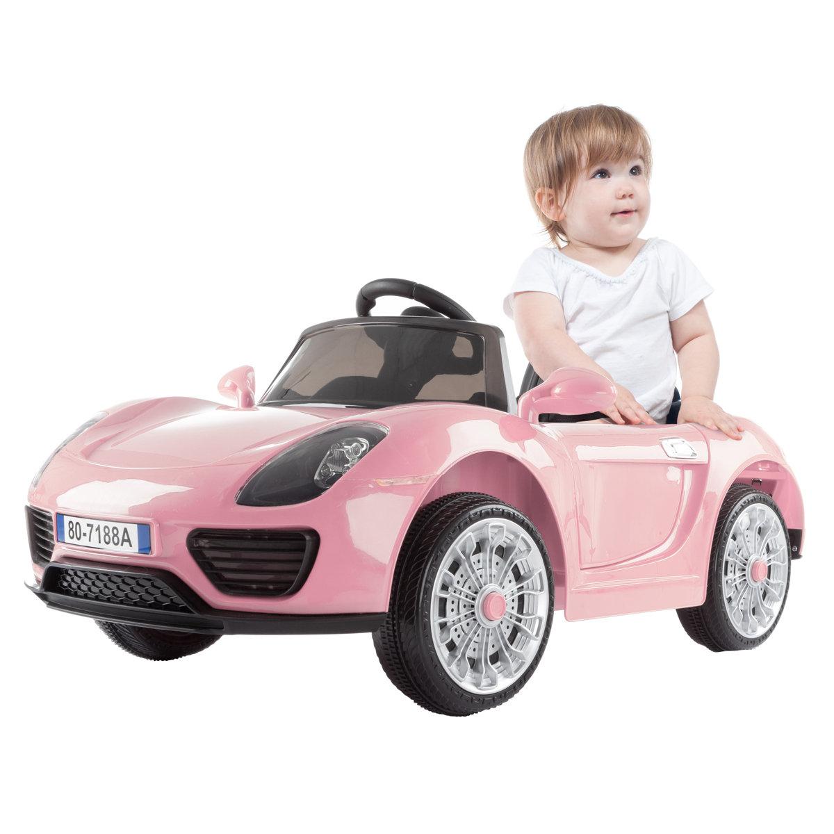 Lil' Rider 6 Volt 1 Seater Battery Powered Ride On Sports Car for Kids ...