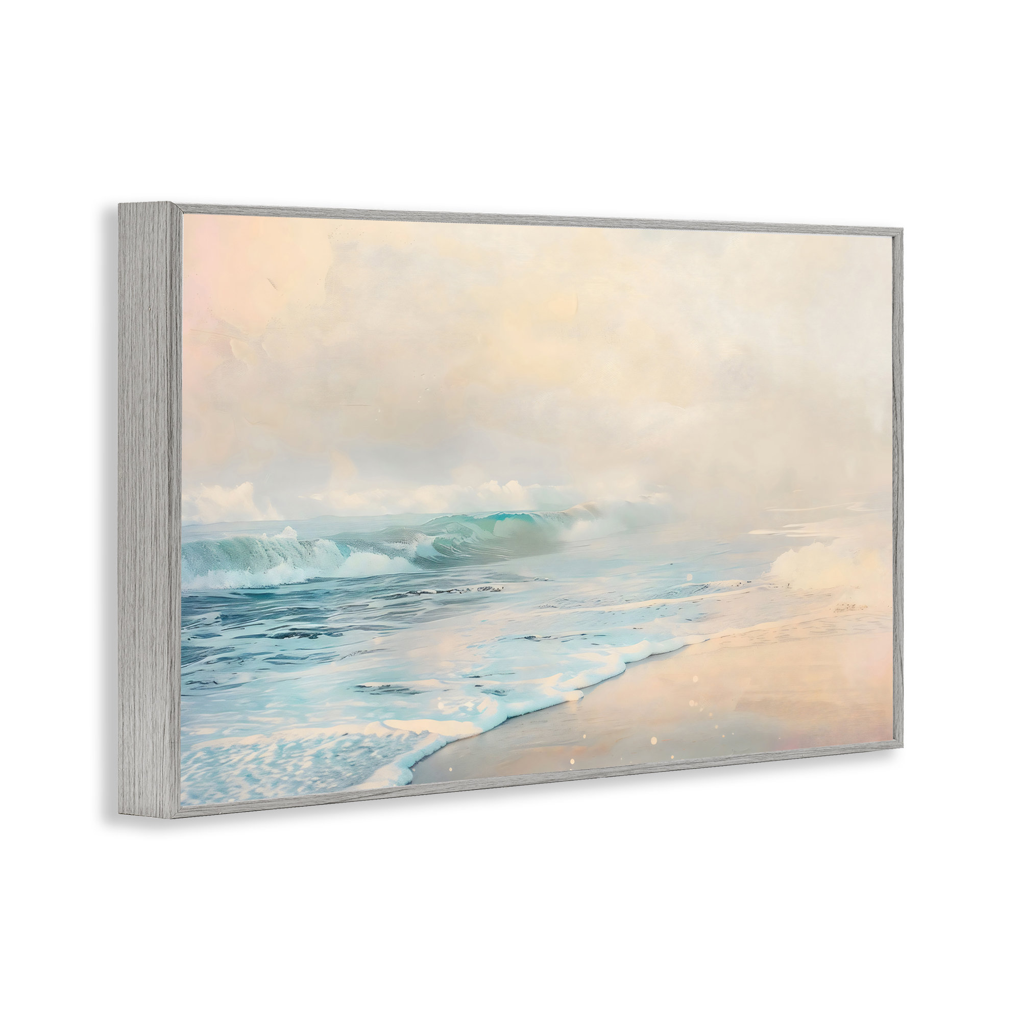Rosecliff Heights Pale Beach Fading Neutrals Framed Giclee, design by ...