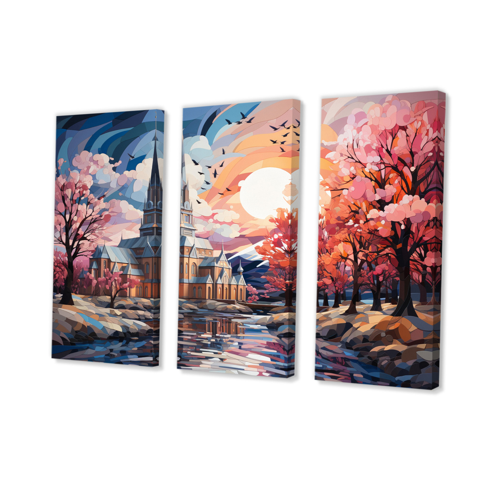 Winston Porter Christianity Christian Elegance I On Canvas 3 Pieces ...