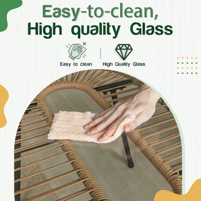 Wade Logan® Areyana 3 Piece Rattan Sofa Seating Group with Cushions ...