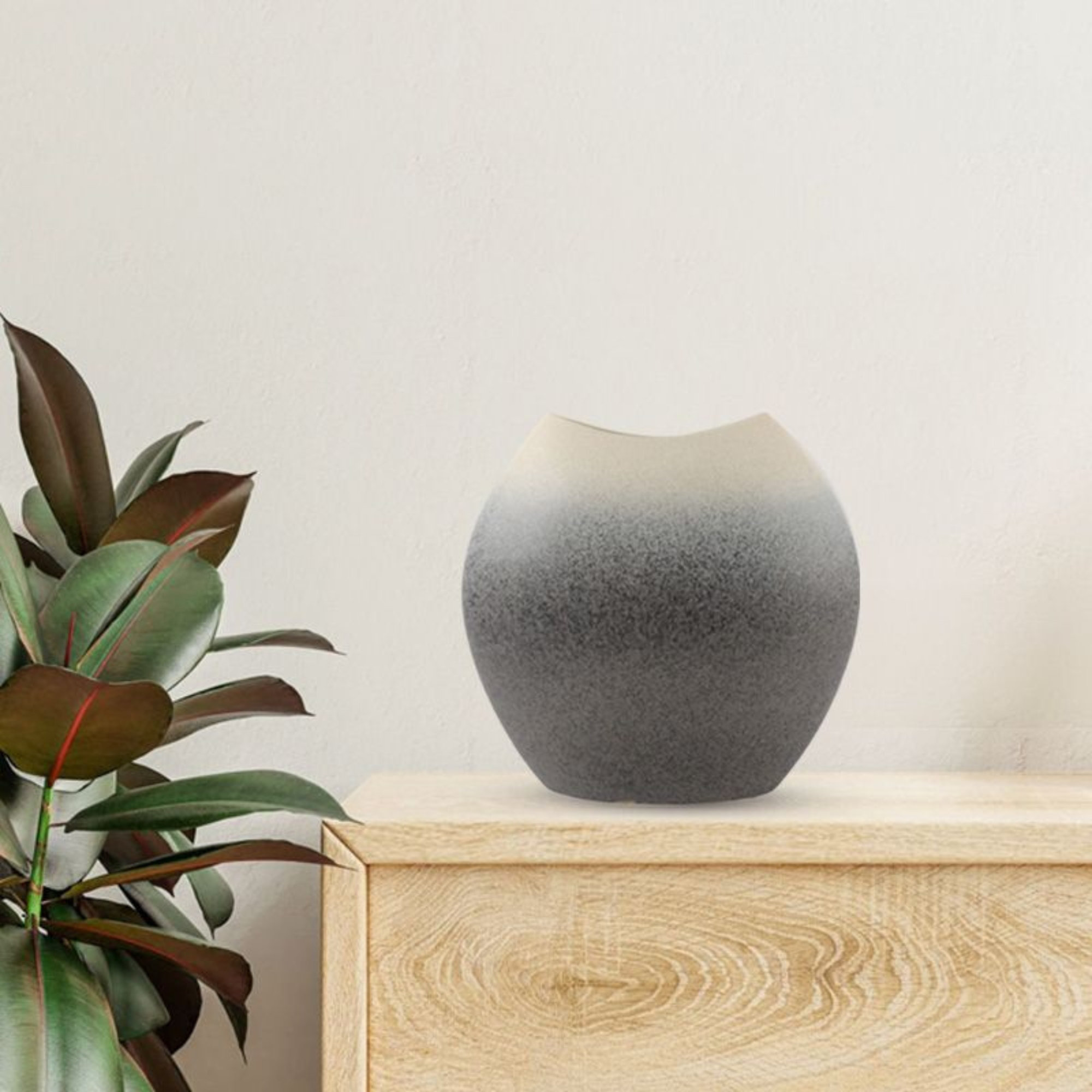 Ebern Designs Ceramic Round Centerpiece Table Vase | Wayfair