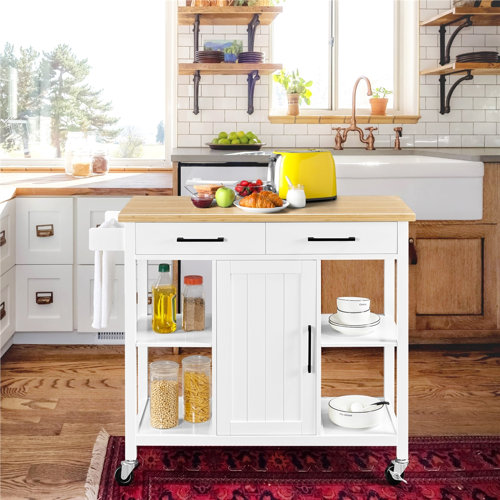 Bamboo Kitchen Islands & Carts You'll Love | Wayfair