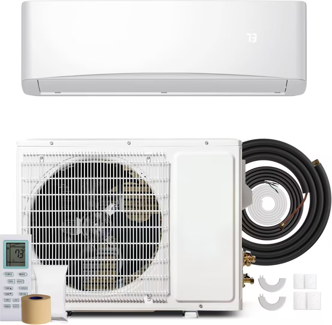 GUNJI 12000 BTU 230V Mini Split Air Conditioner & Heater With AHRI ...