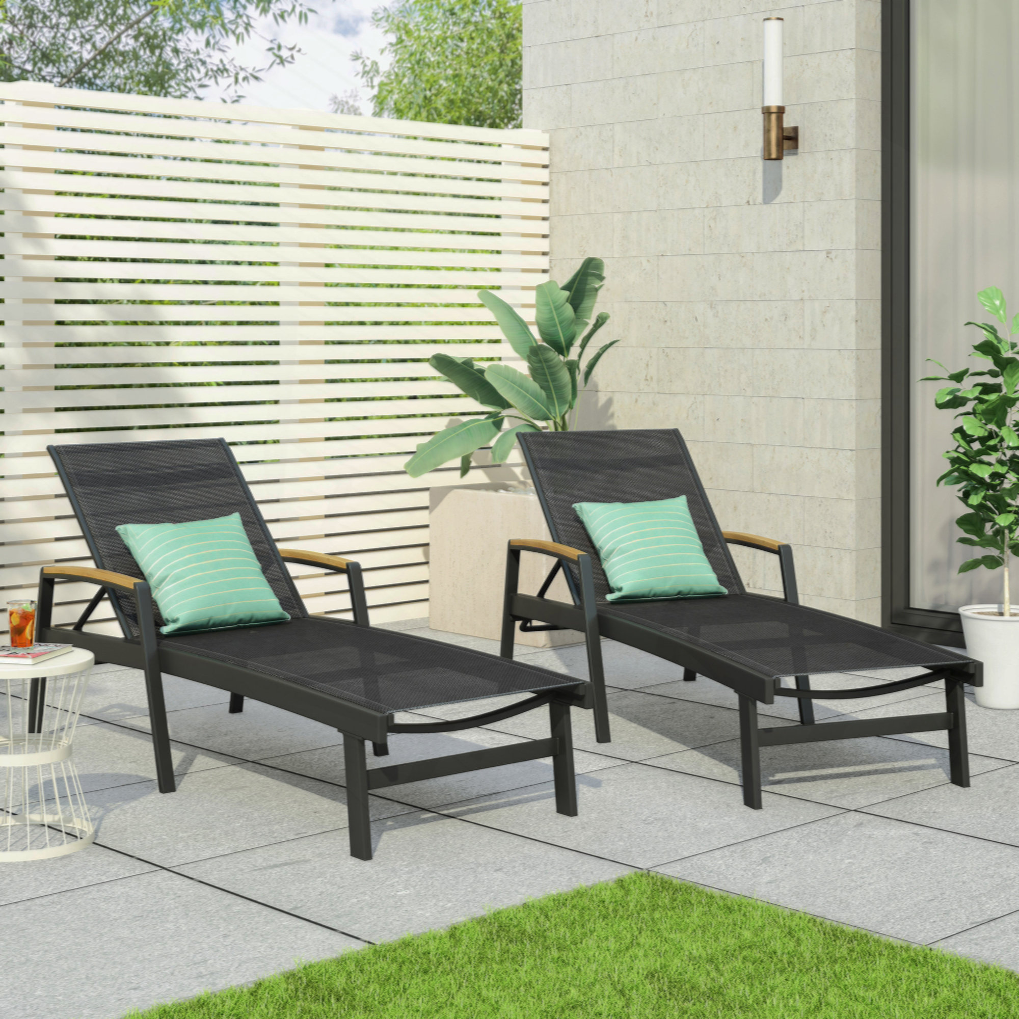 Corrigan Studio Stylish And Comfortable Outdoor Chaise Lounges For ...