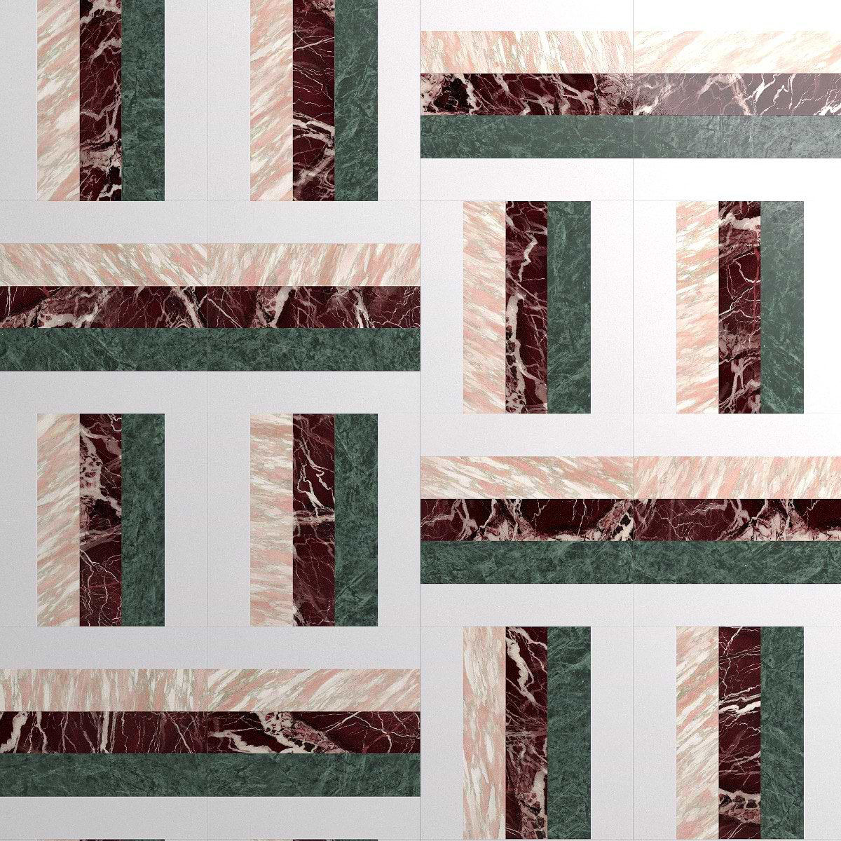 TileBar Arc Linear 12X12 Polished Marble By Elizabeth Sutton | Perigold