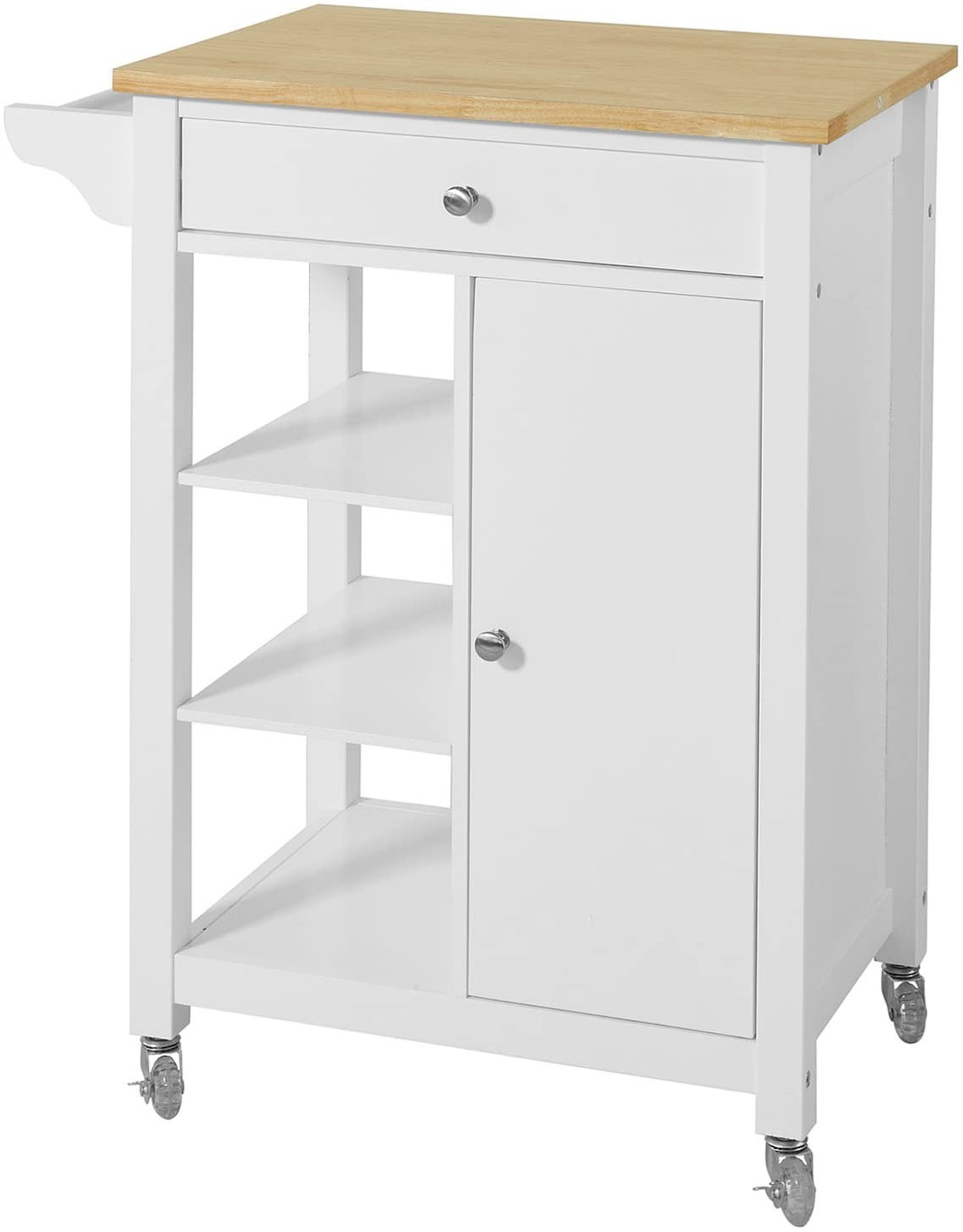 Brambly Cottage Nickole 68 Cm Kitchen Trolley with Locking Wheels ...