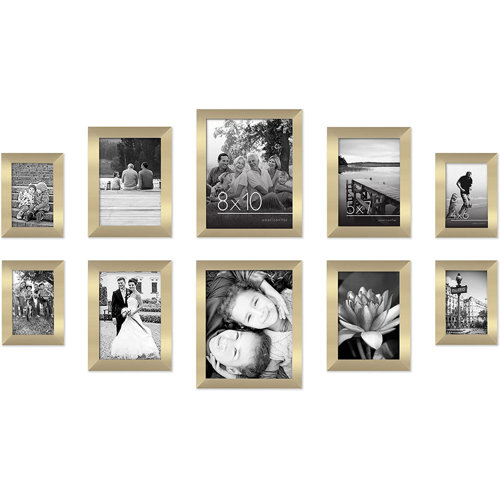 Gallery Wall Set Picture Frames On Sale You'll Love | Wayfair