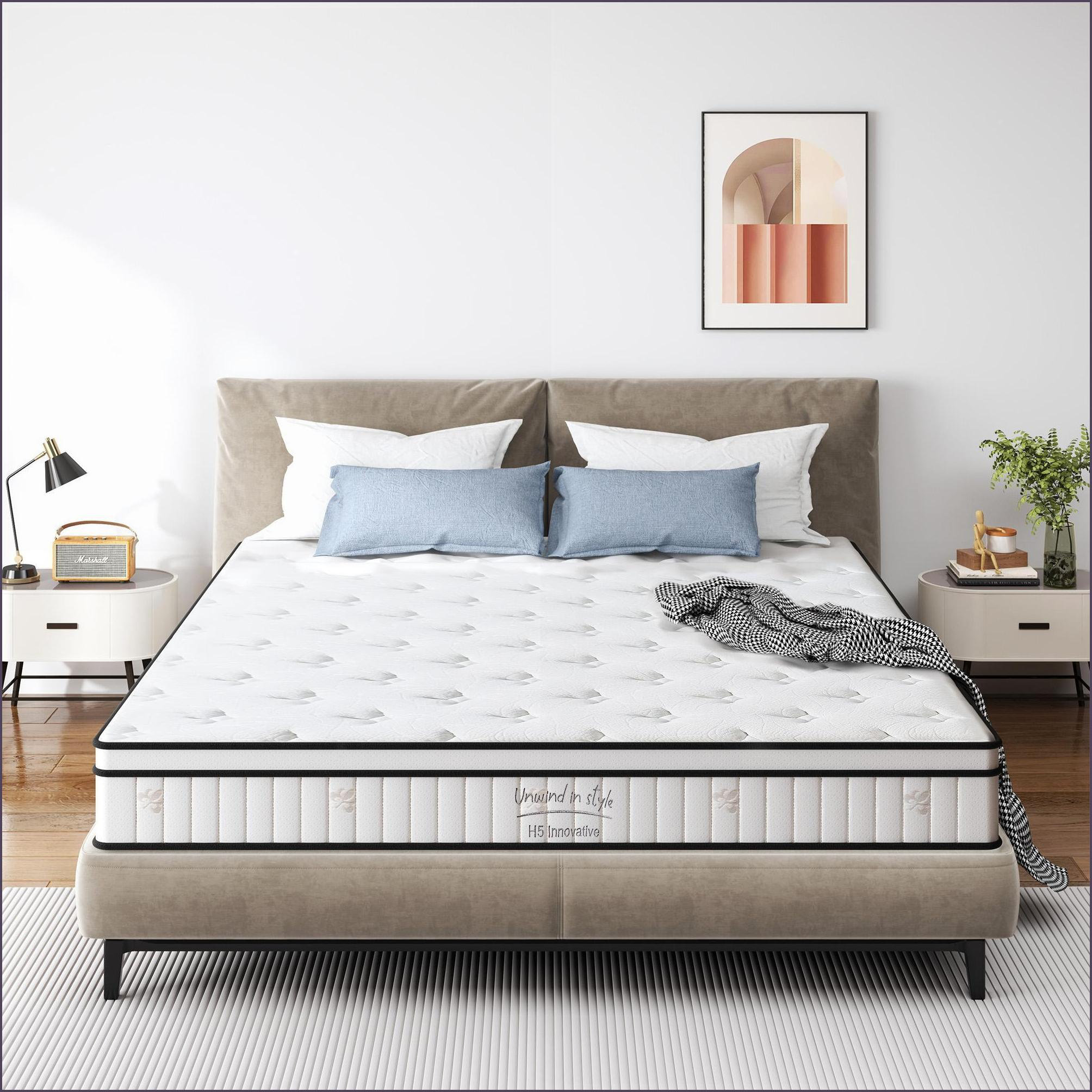 Alwyn Home Mattresses, 12 Inch Queen Hybrid Mattress – Individually ...
