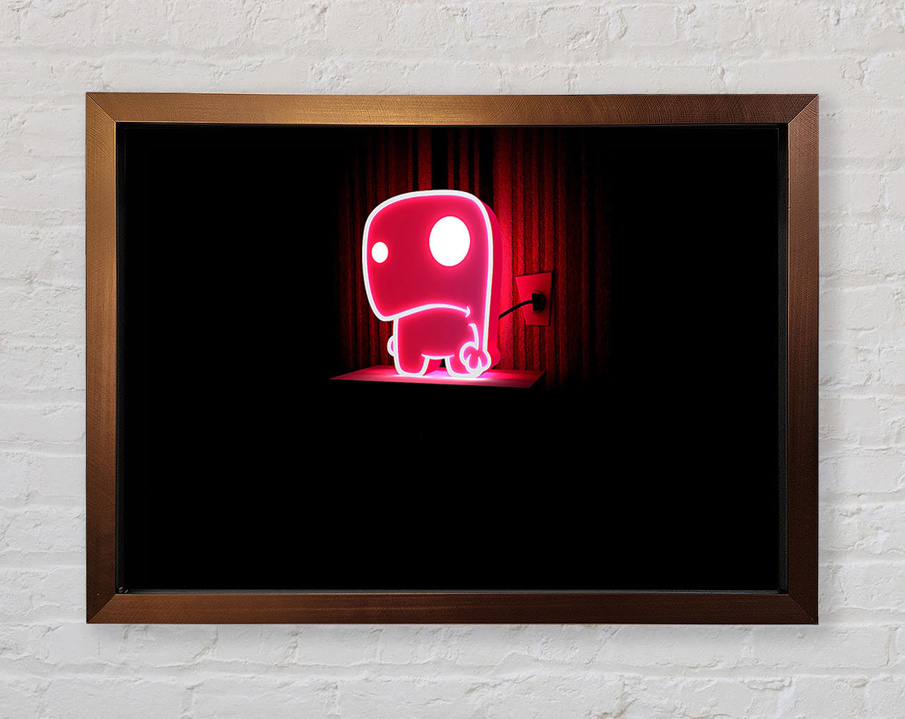 Bright Star Pink Sad Face - Single Picture Frame Art Prints | Wayfair.co.uk