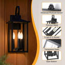 Sol 72 Outdoor™ Dallas 3-Light Outdoor Wall Lantern with Dusk to Dawn ...