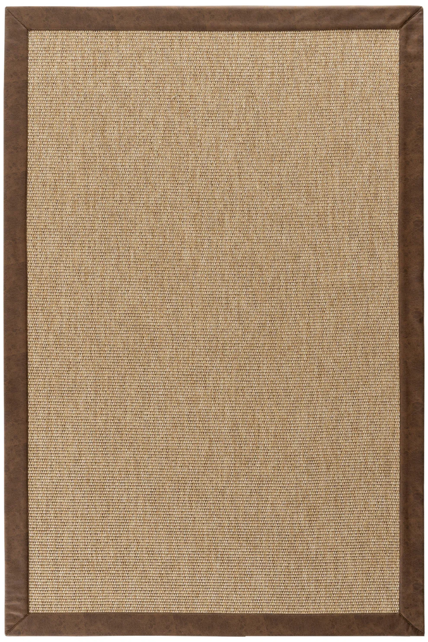 Rugpera Terazza Leather Medusa Border Sisal Carpet | Wayfair