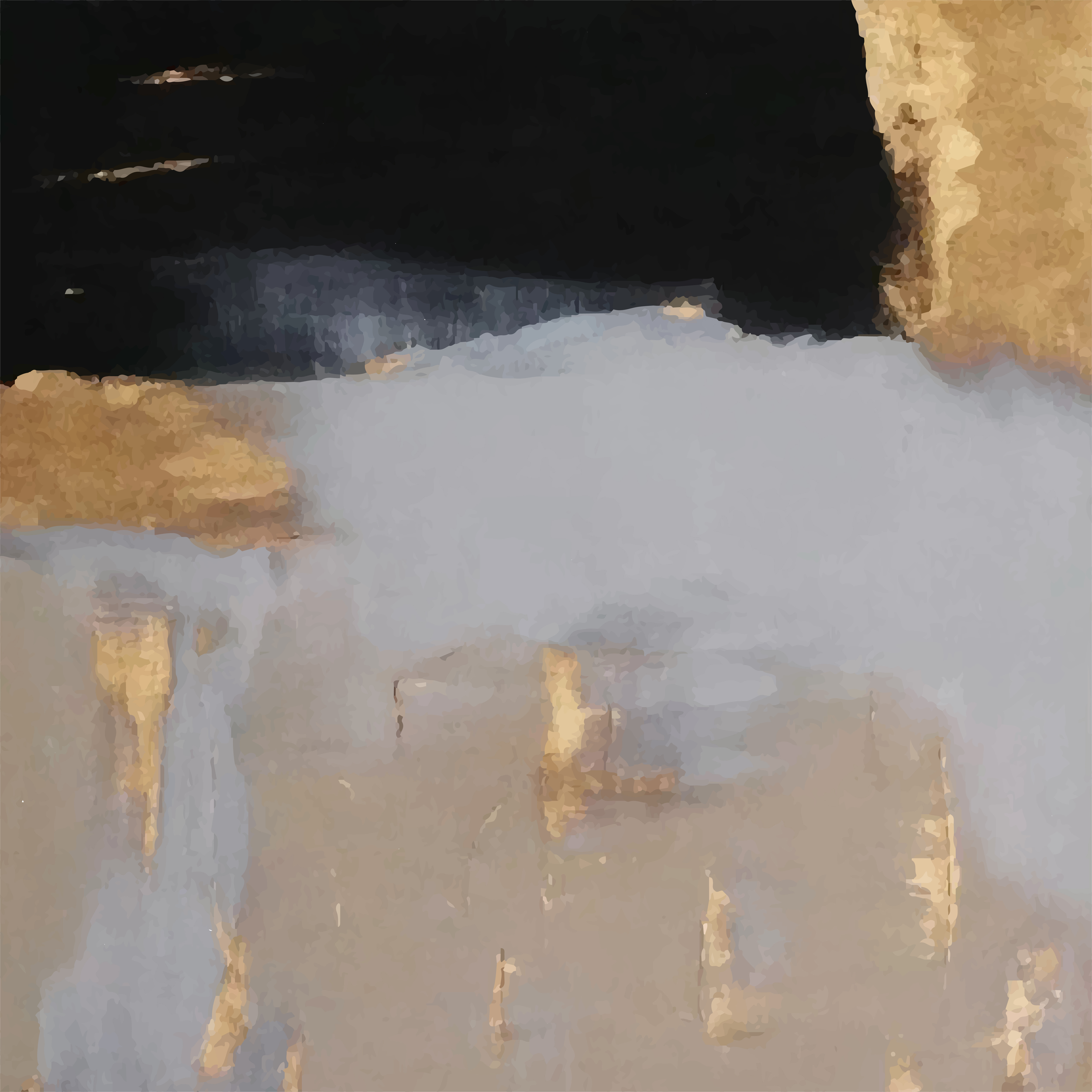 Mercer41 Fruma Abstract Hand Painted 14557079 On Canvas by Raka Athar ...