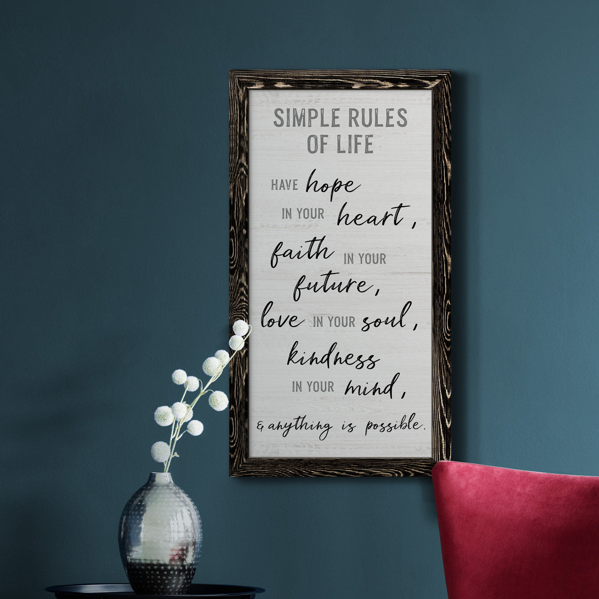 WexfordHome " Simple Rules Of Life " | Wayfair