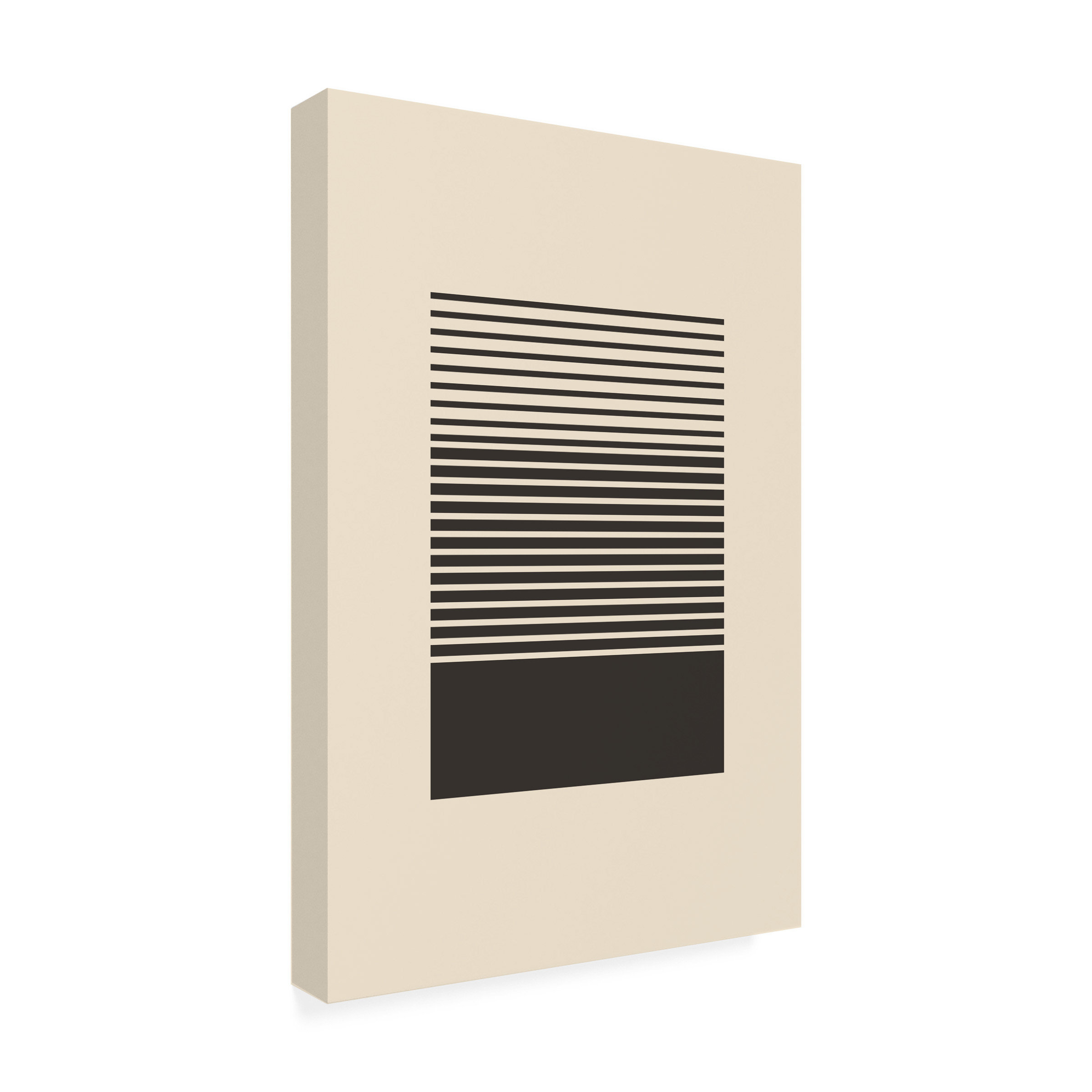 Ebern Designs Jay Stanley Geometric Squares 3 On Canvas Print | Wayfair