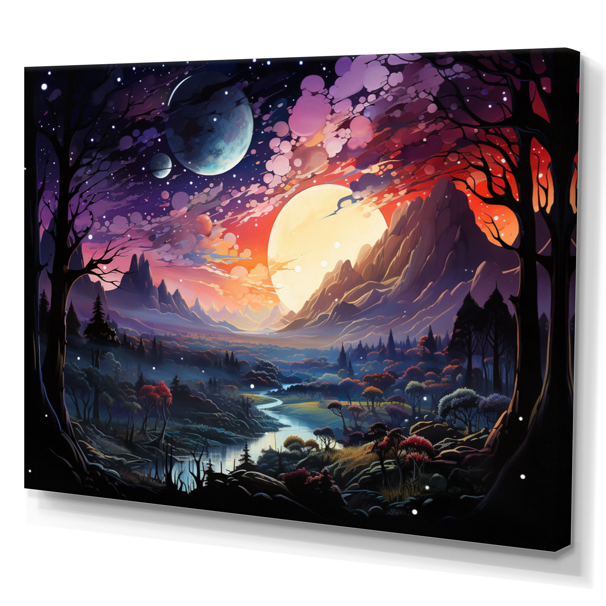 Millwood Pines Stars Infinity Landscape II - Stars Wall Decor - Wayfair ...