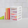 Sterilite Clearview Small Plastic 5 Drawer Desktop Storage Bin System ...