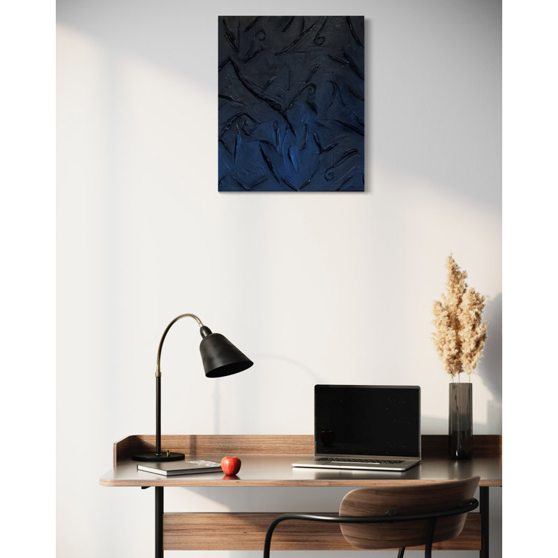Plaster Textured 3D Wall Art on Canvas | Wayfair