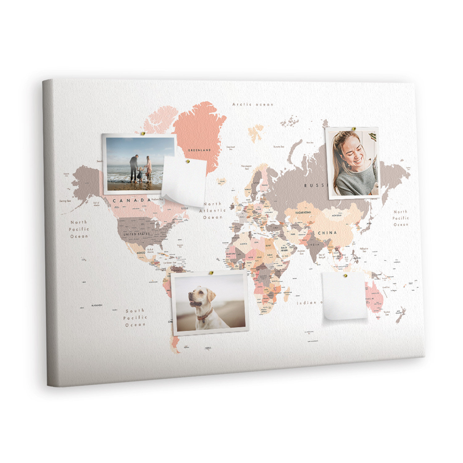 East Urban Home Deo Wall Mounted Cork Board | Wayfair.co.uk