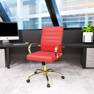 Red Office Chairs You'll Love | Wayfair