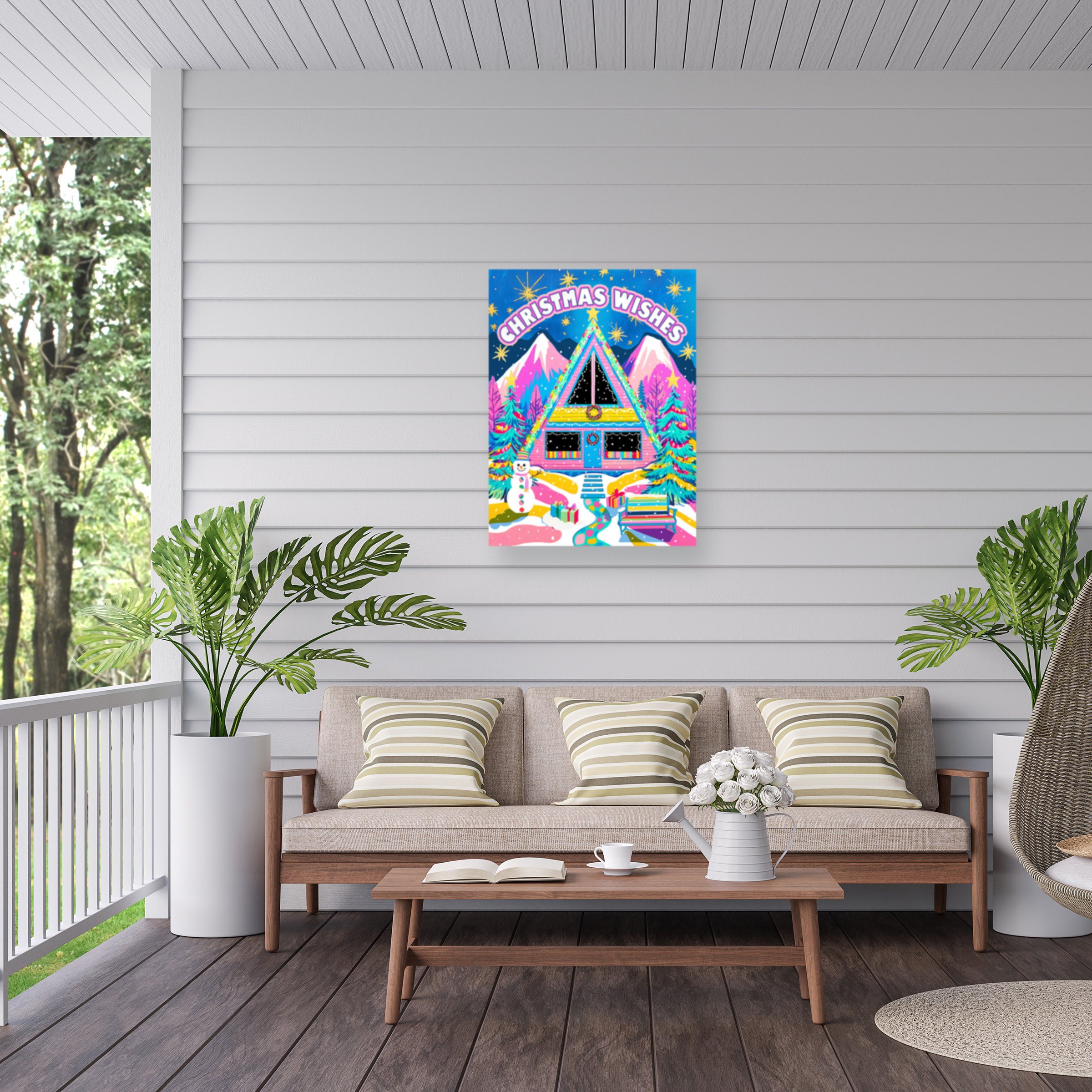 Winston Porter Jess Stempel A Frame 2 Outdoor Canvas | Wayfair