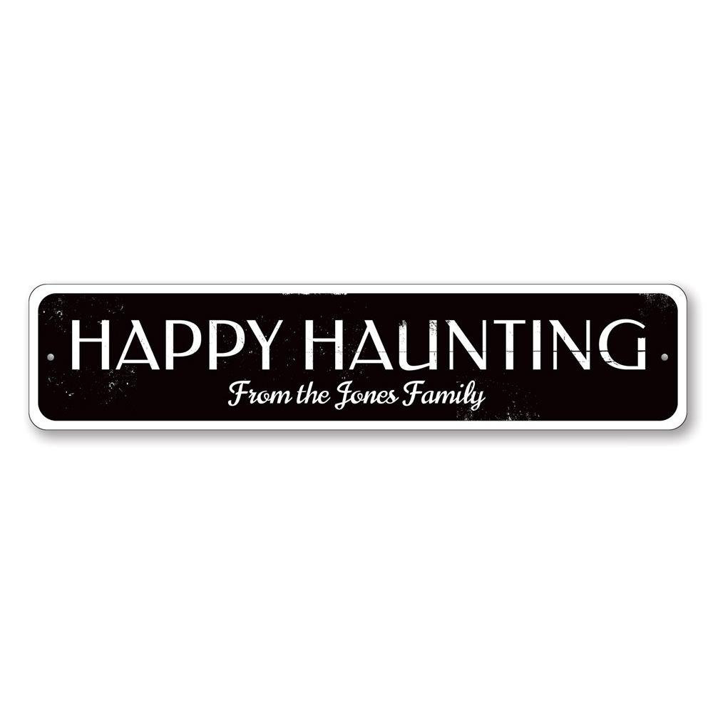 Lizton Sign Shop, Inc Happy Haunting Family Custom Aluminum Sign | Wayfair