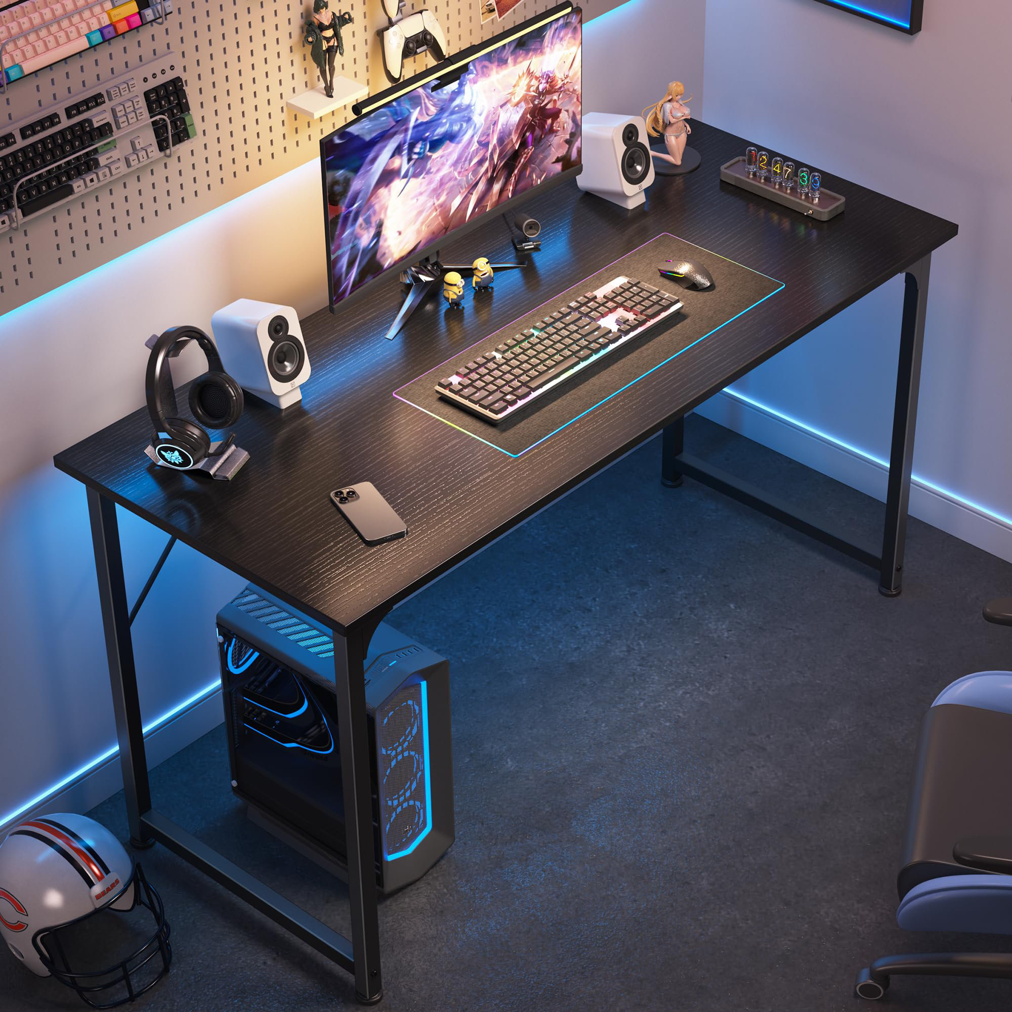 17 Stories Gaming Computer Desk Writing Desk With Storage | Wayfair