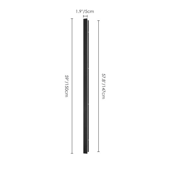 Ivy Bronx Barde Slender Sideway Outdoor Hardwired Bar Wall Sconce with ...
