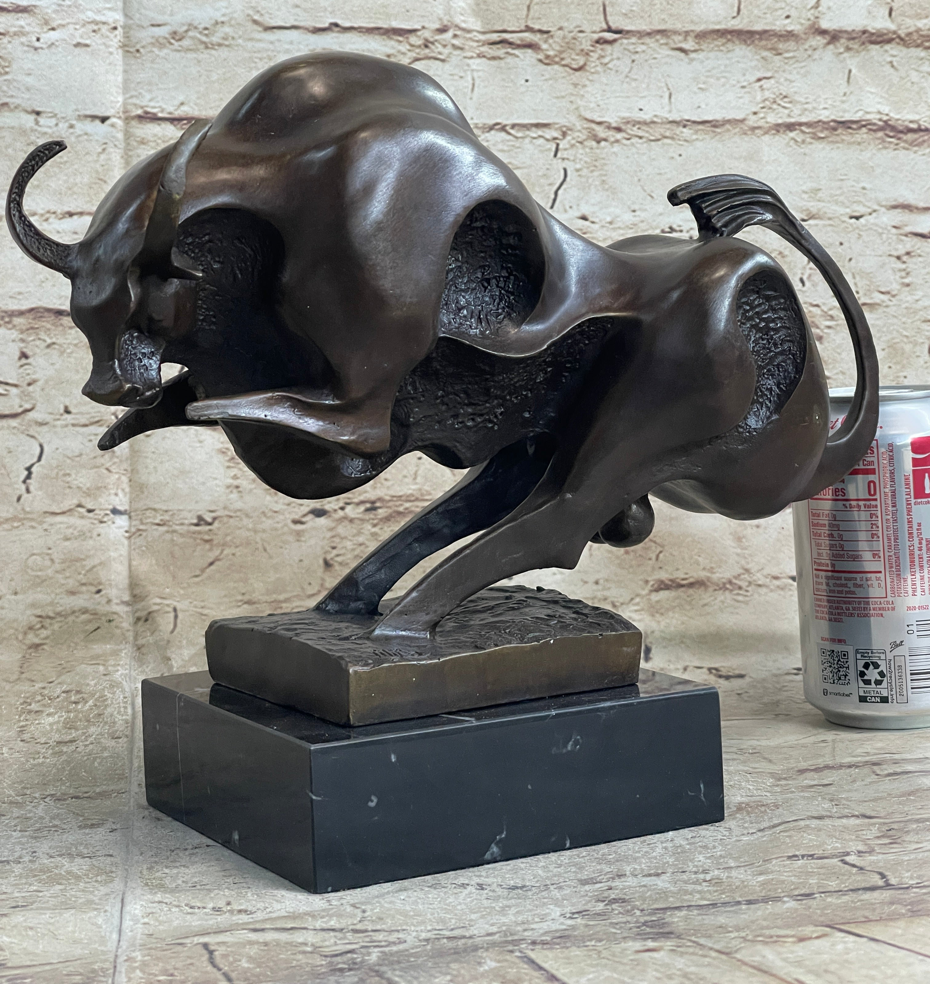 Foundry Select Original Milo Modern Art Bull Bronze Statue Figure ...